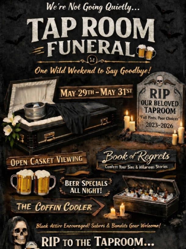 Tap That Tap Room To Close At End of May - Buffalo Beer League